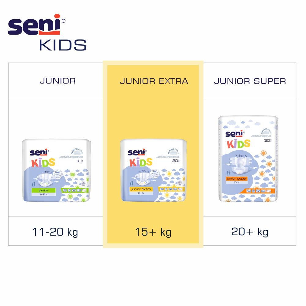 Seni Kids Junior Extra - Inkontinenzslips für Kinder - Seni