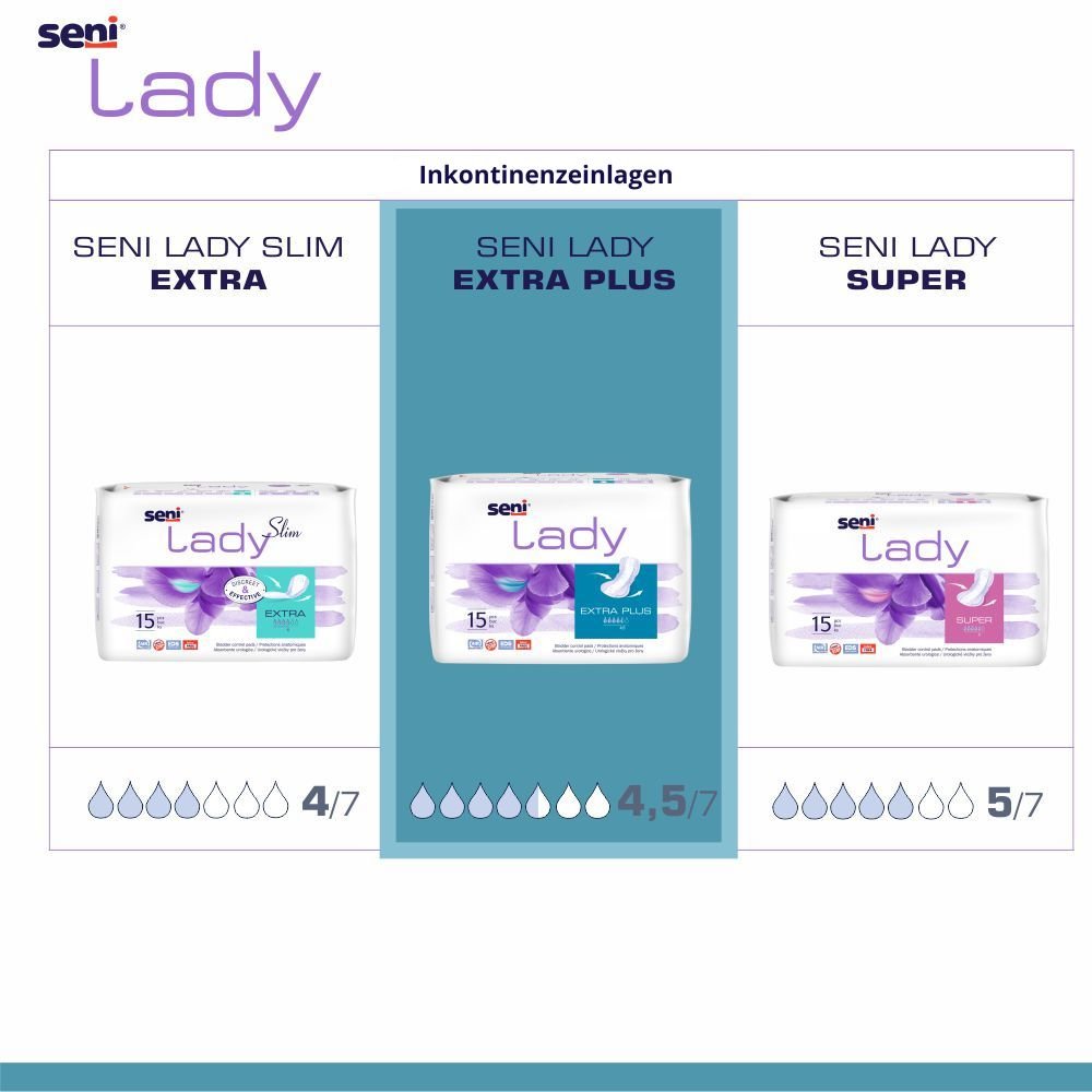 Seni Lady Extra Plus - Inkontinenzeinlagen für Frauen - Seni