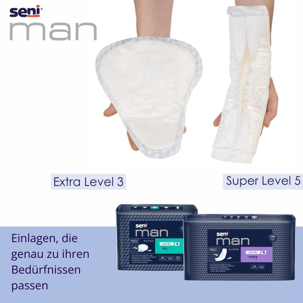 Seni Man Extra Level 3 - Inkontinenzeinlagen für Männer - Seni