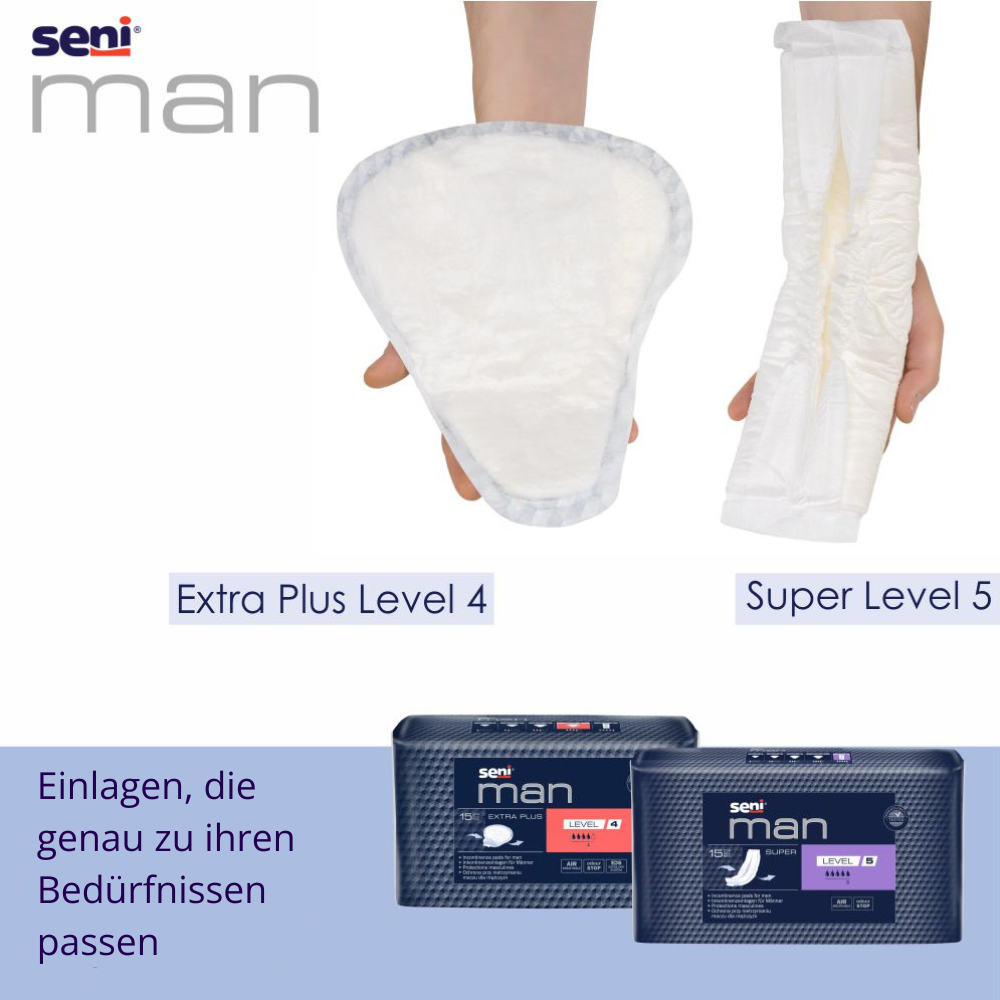 Seni Man Super Level 5 - Inkontinenzeinlagen für Männer - Seni