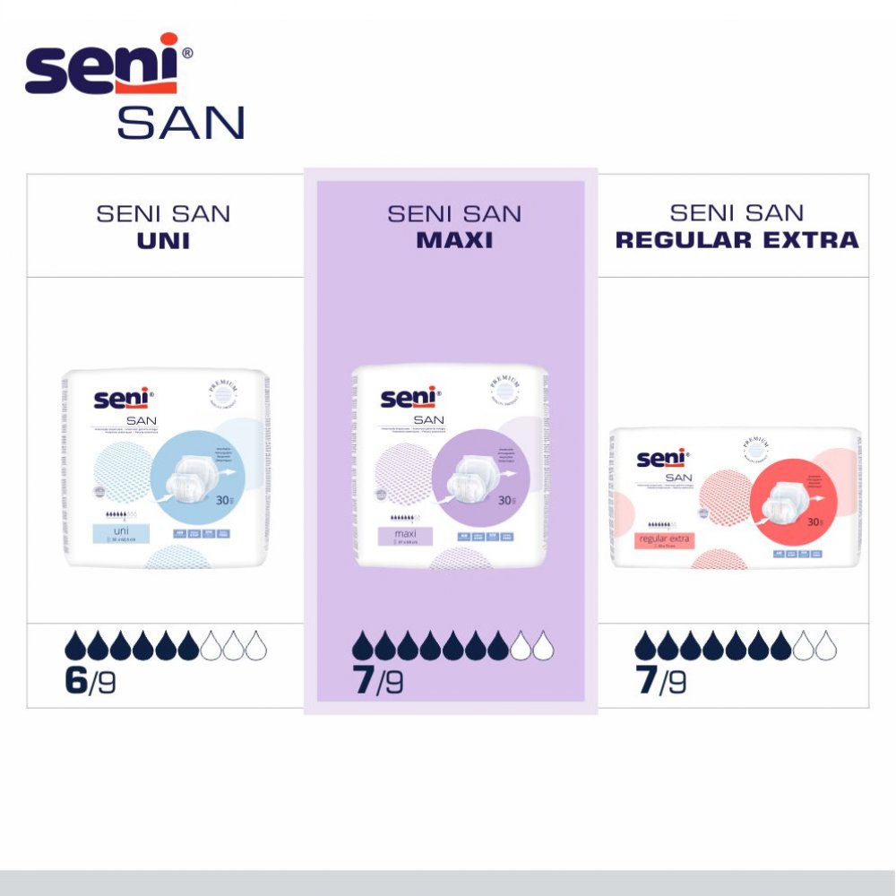 Seni San Maxi - Inkontinenzvorlagen - Seni